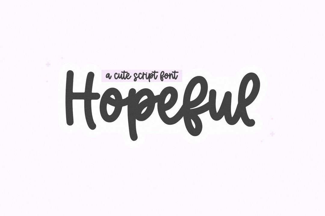 Hopeful Font - Handwritten Script Font, Cricut Fonts, Procreate Fonts, Fonts for Cricut ...