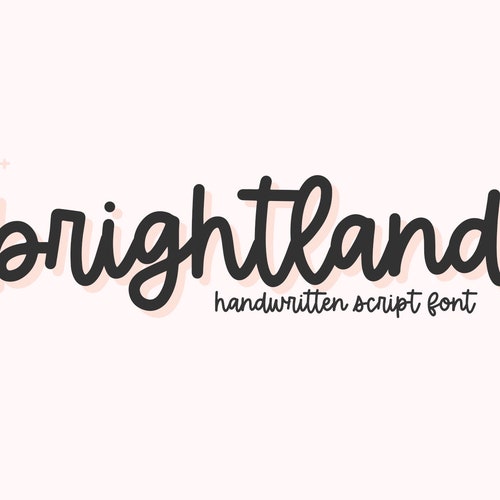 Hopeful Font Handwritten Script Font Cricut Fonts - Etsy