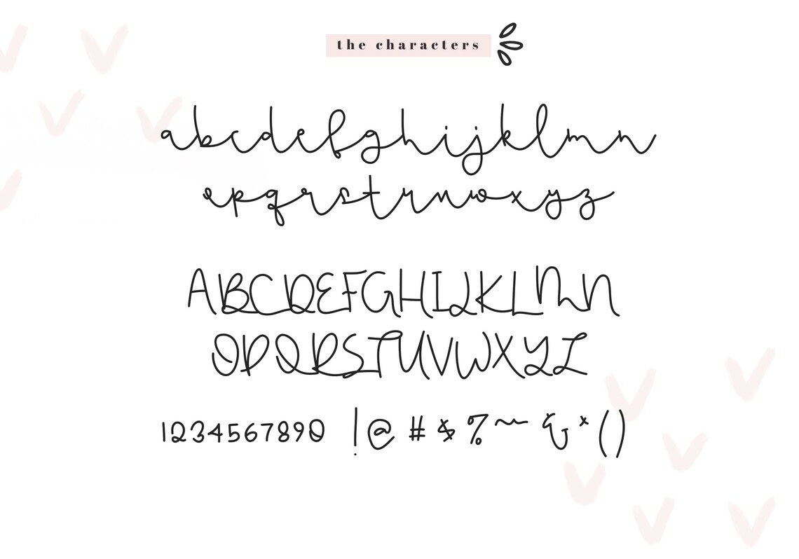 Flamingo Handwritten Script Font TTF / OTF | Etsy