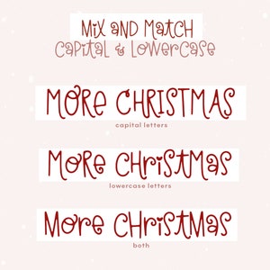 Christmas Kisses Font - Christmas Font, Holiday Font, Fonts for Cricut ...