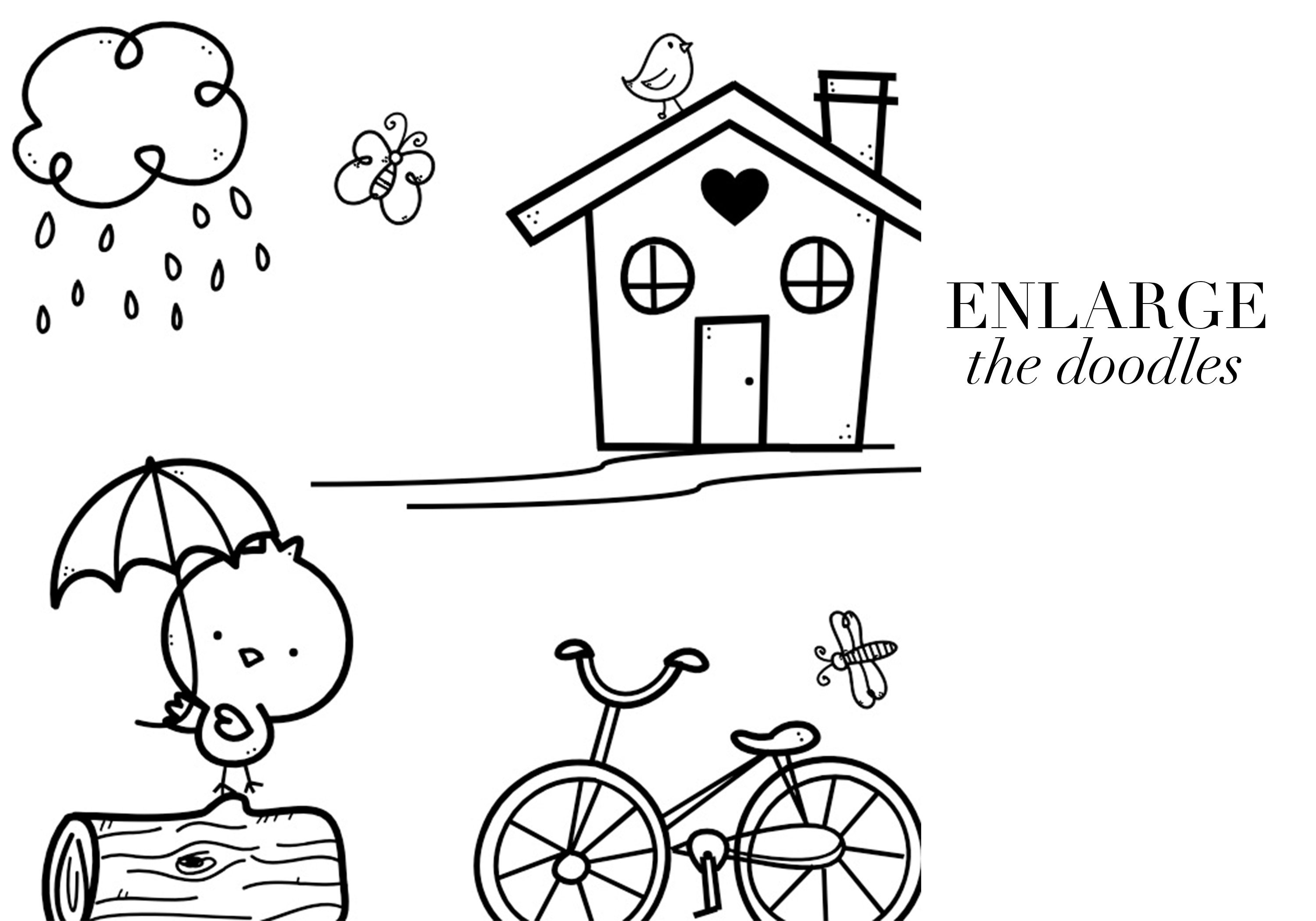 Spring Fling A Hand-drawn Doodle Font Spring Doodles TTF | Etsy