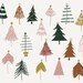 Boho Christmas Trees Clipart, Modern and Messy Christmas Trees, Boho ...