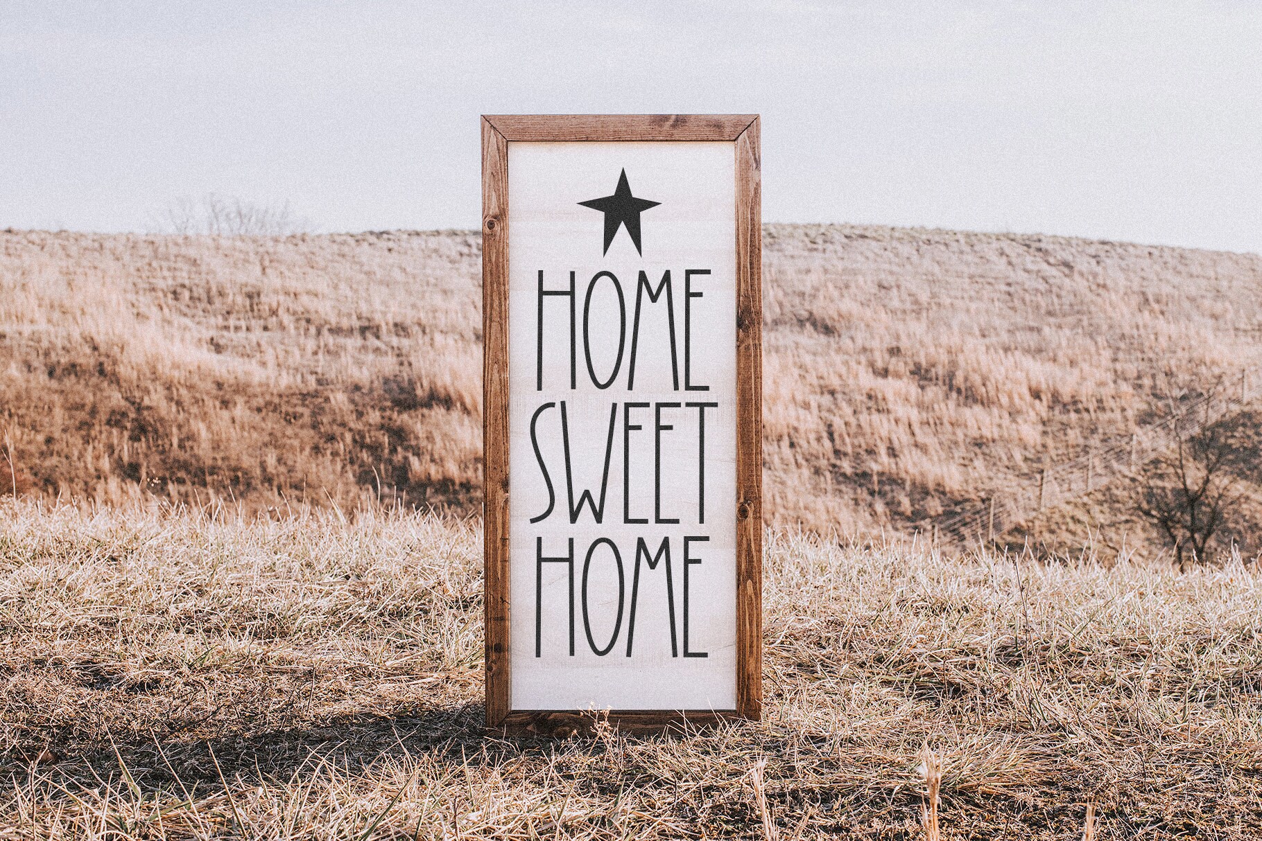 Homekind Font Skinny Farmhouse Font Cricut Fonts Country - Etsy