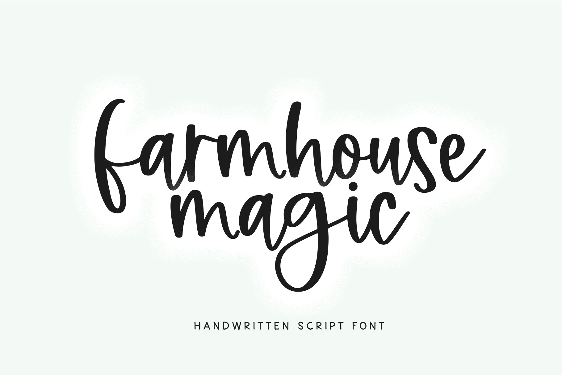 Farmhouse Magic Font Handwritten Script Font Cricut Fonts - Etsy