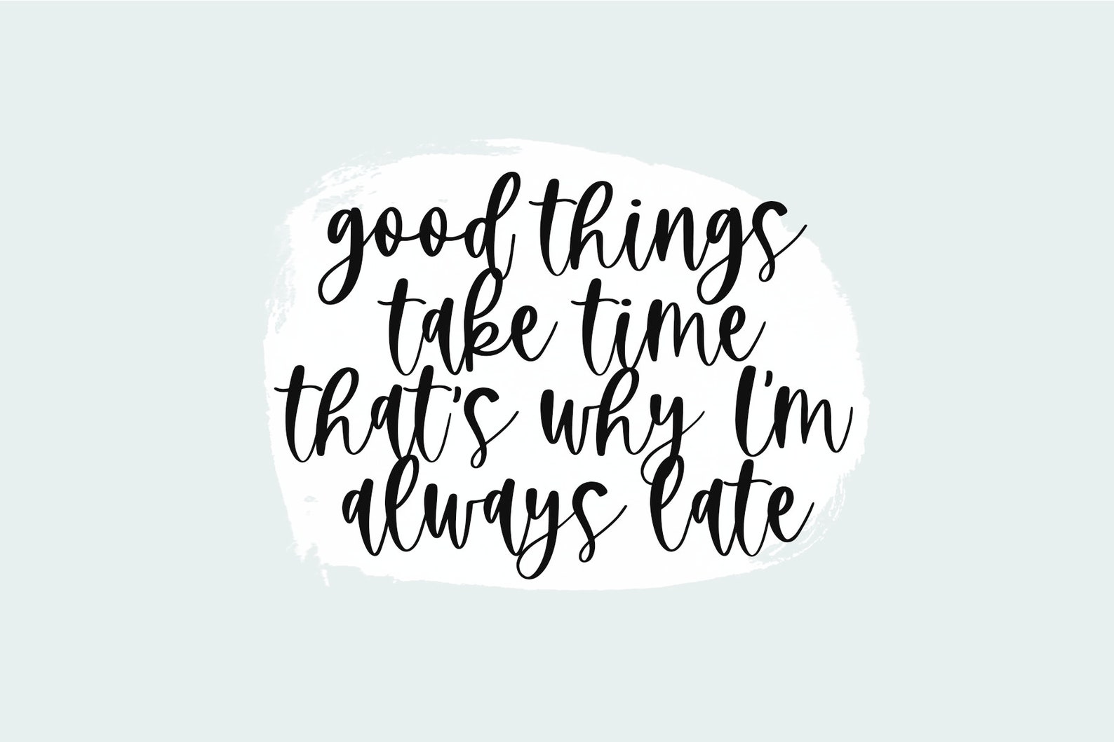 Fashionably Late Font - Handwritten Script Font, Bouncy Font, Cricut ...