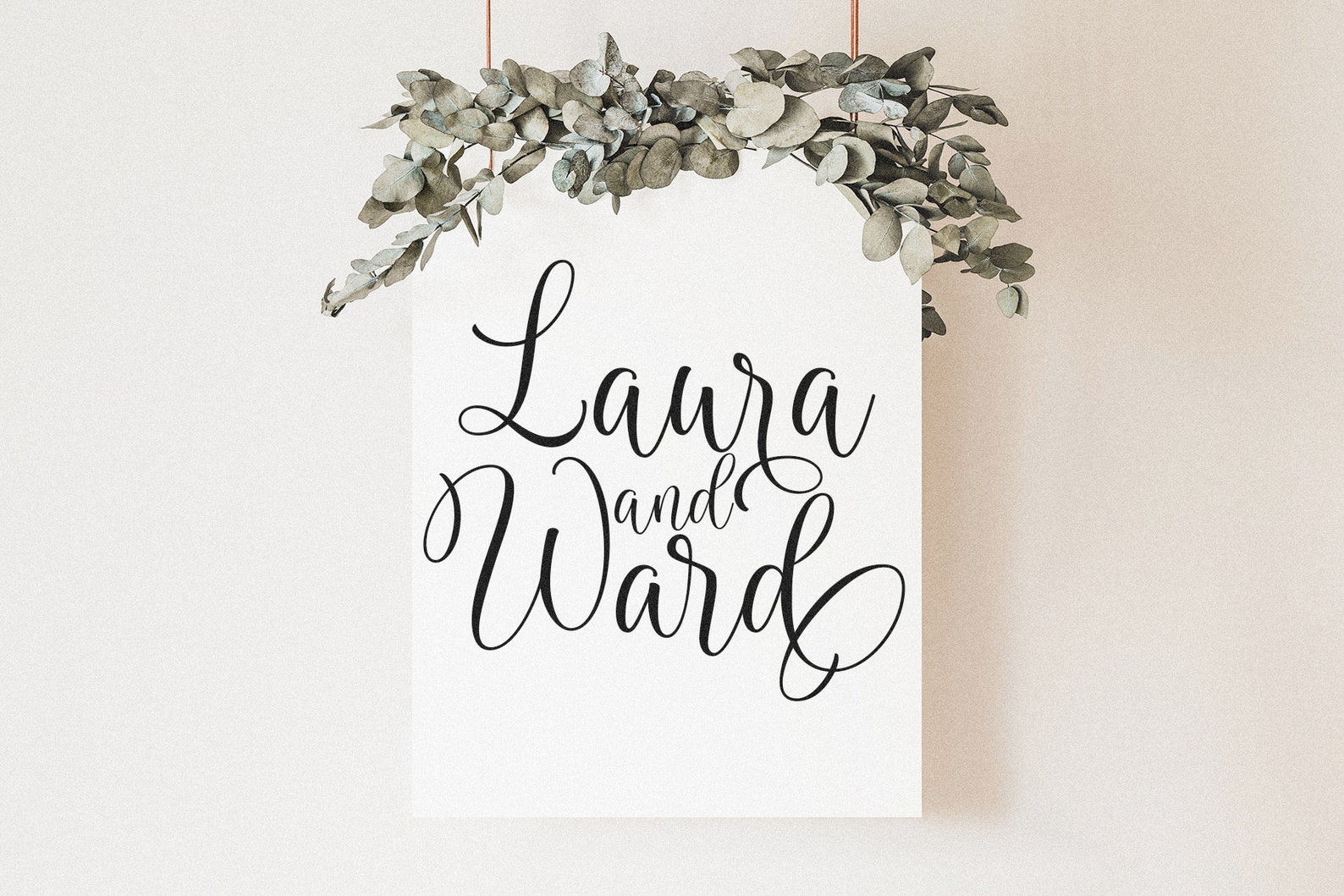 White Oak Font Script Font Font With Tails Farmhouse - Etsy