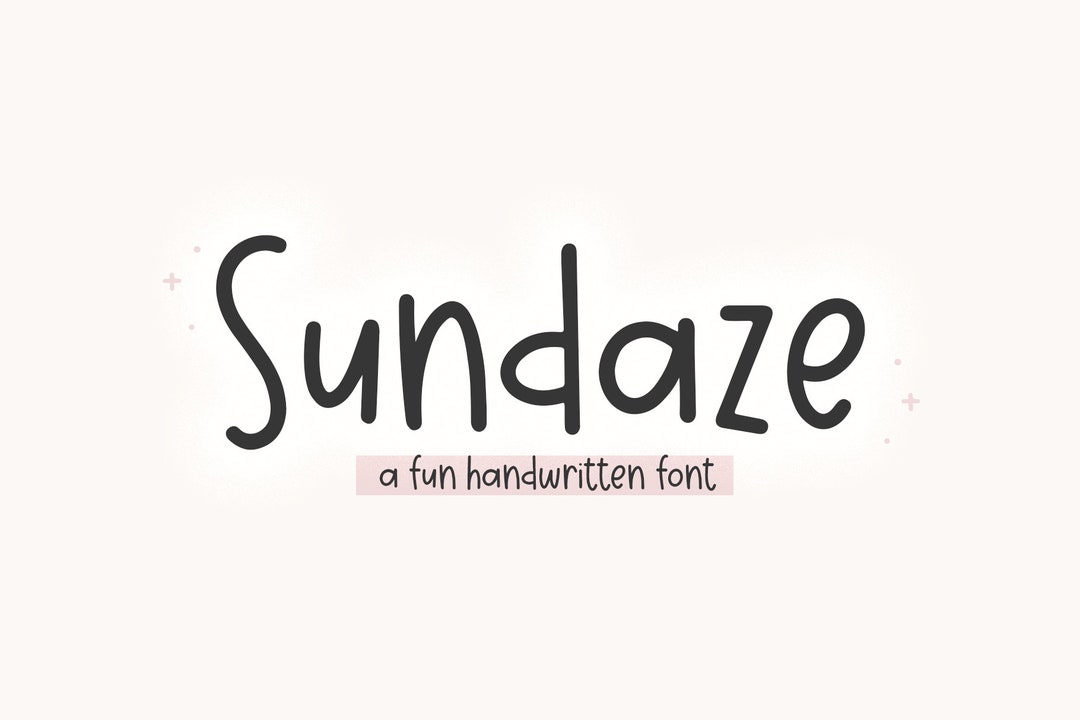 Sundaze Font - Handwritten Font, Cricut Fonts, Fonts for Crafters ...