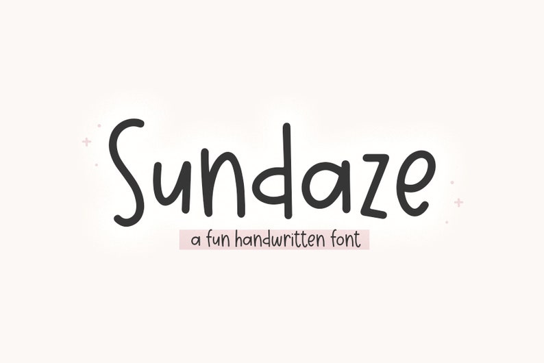 Sundaze Font Handwritten Font Cricut Fonts Fonts for - Etsy