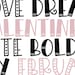 Flirty Font - Cute Handwritten Font, Valentine's Day Font, Cricut Fonts ...