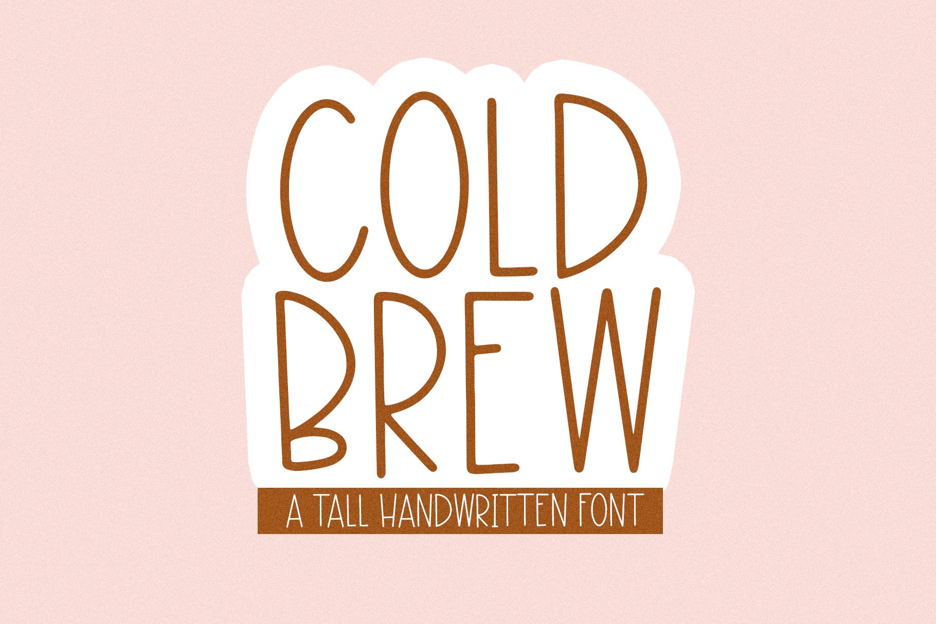 Cold Brew Font - Thin Font, Farmhouse Font, Cricut Font, Tall Font ...