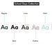 School Fonts Bundle - Tracing Fonts, Handwriting Lines Fonts, Cricut ...