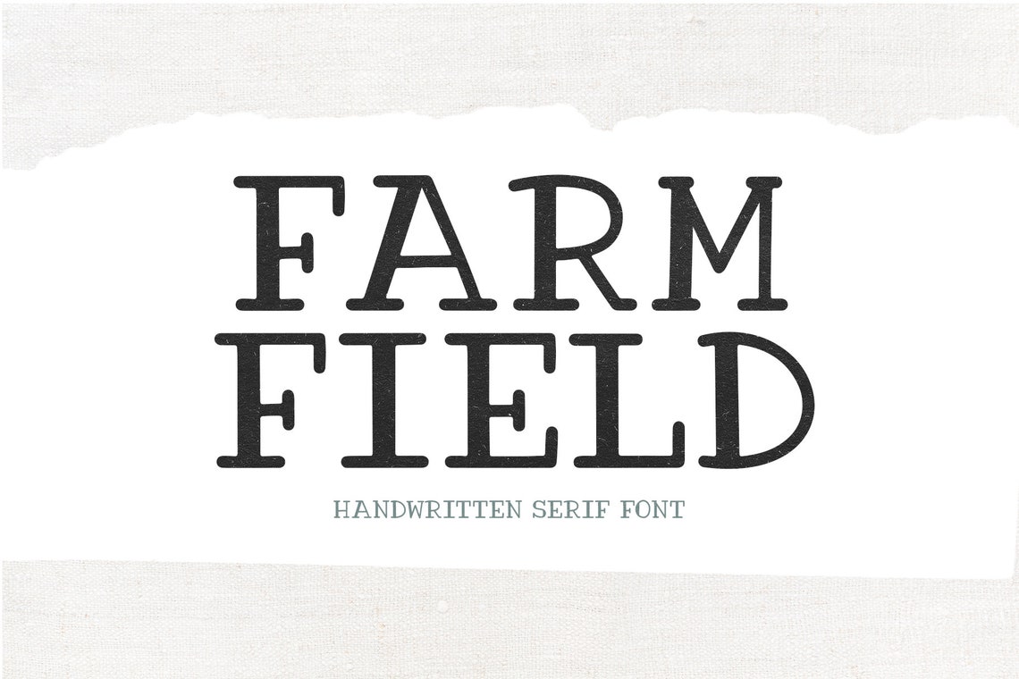 Farm Field Font - Farmhouse Font, Handwritten Font, Fonts for Cricut ...
