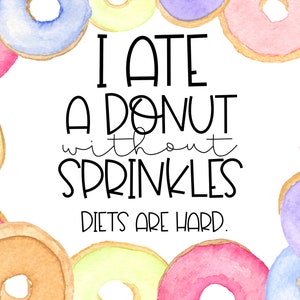 Sprinkled Donut Font Fun Handwritten Font Cricut Font | Etsy