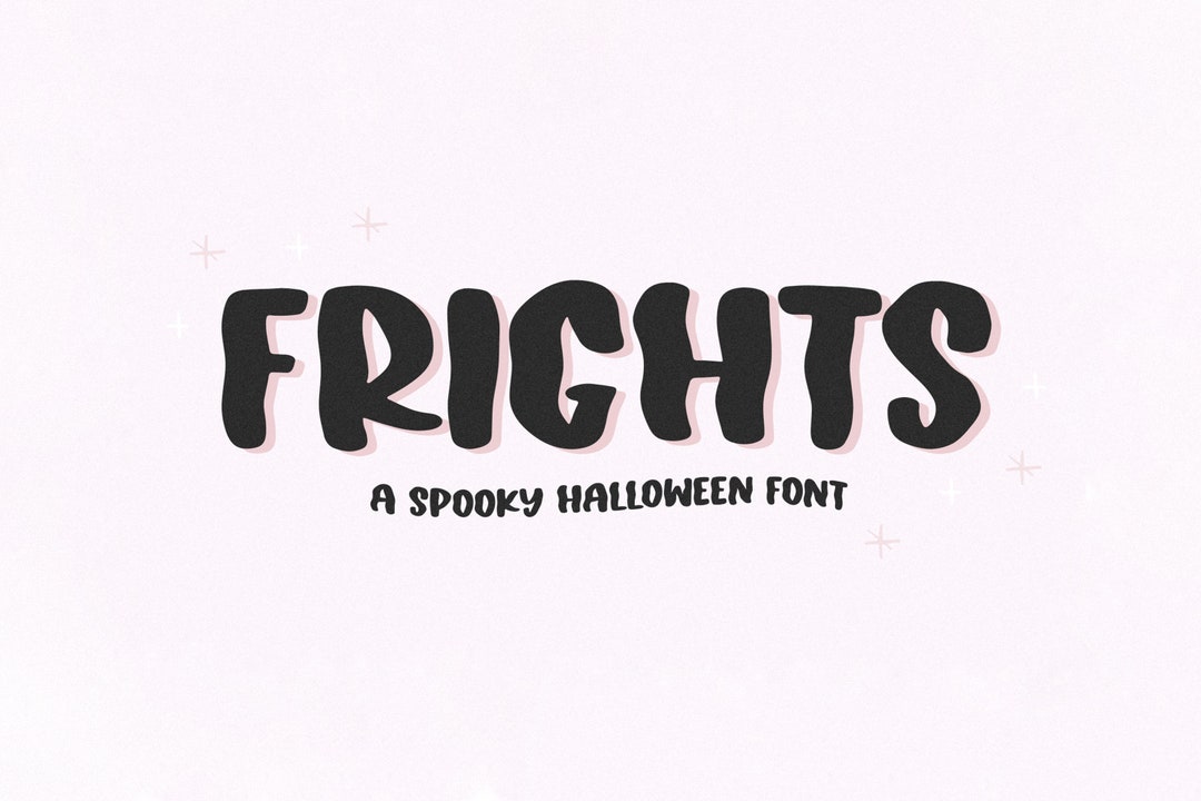 Frights Font Spooky Font, Cricut Fonts, Halloween Font, Fonts for ...