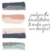 Pink and Blues Brushstrokes Watercolor Clipart poolside Glitter - Etsy