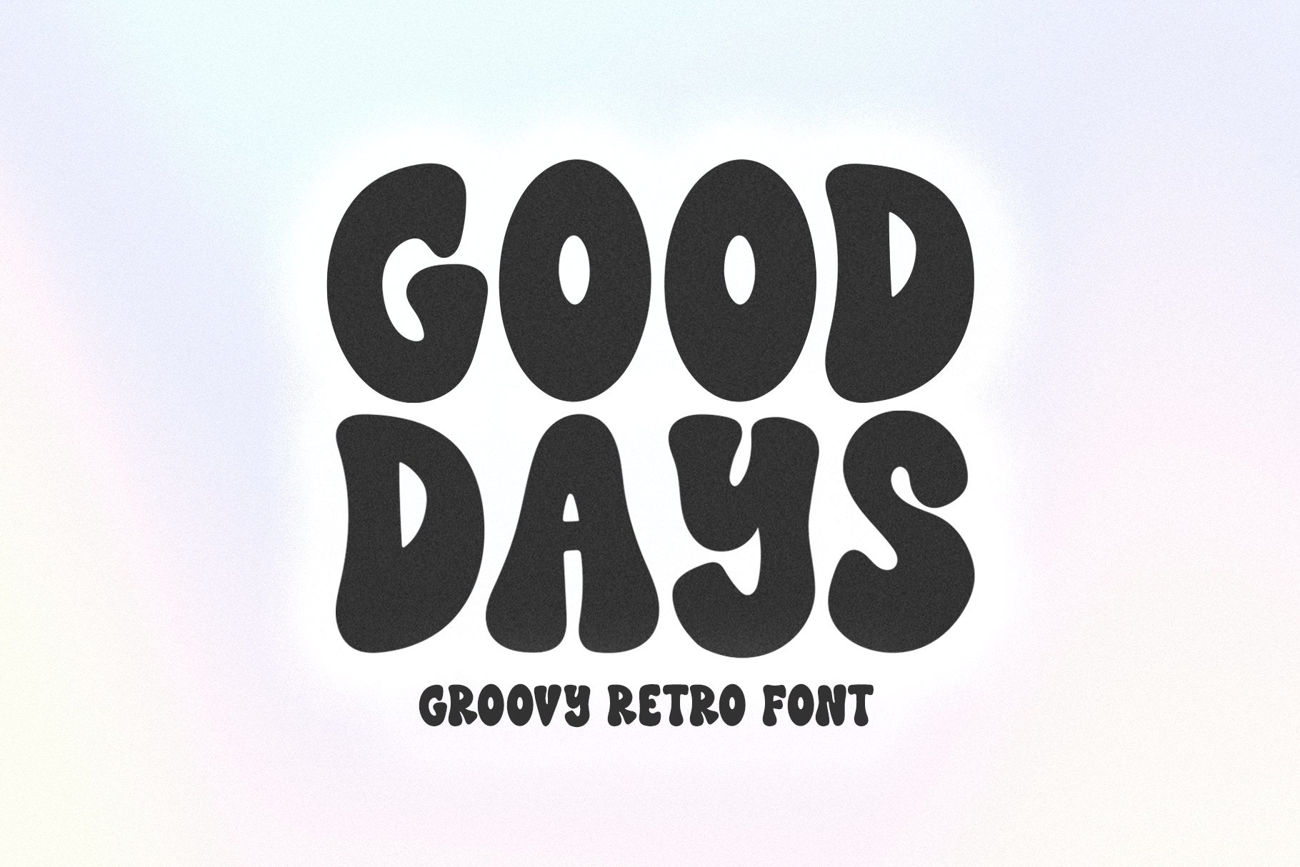 Good Days Retro Font - Groovy Font, Modern Font, Hippie Font, 70s Font ...