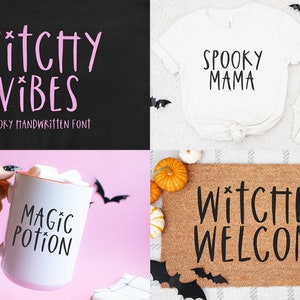Halloween Font Bundle, Spooky Fonts, Dripping Font, Cricut Font Bundle ...