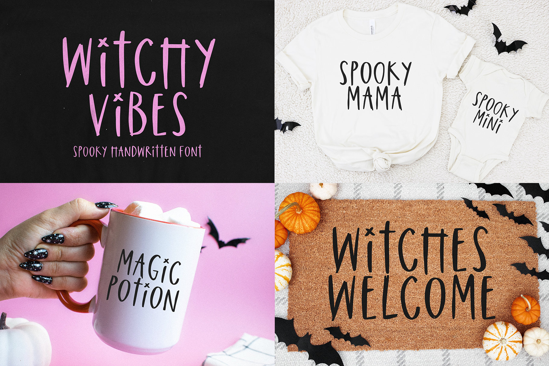 Halloween Font Bundle, Spooky Fonts, Dripping Font, Cricut Font Bundle ...