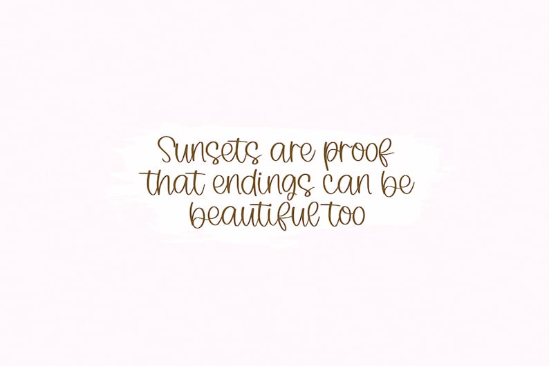 Sunset Chaser Font - Bouncy Handwritten Script Font, Cricut Fonts ...