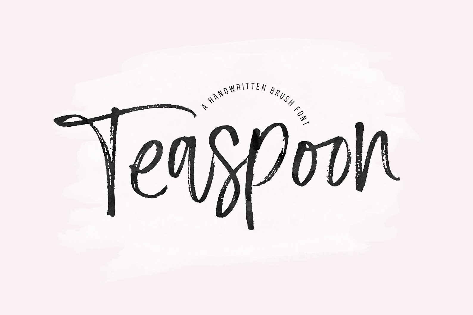 Teaspoon Font A Modern Handwritten Script Font Brush Font - Etsy