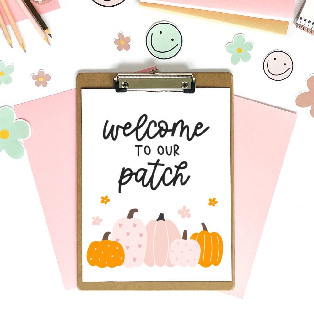 Fall / Halloween Classroom Poster Set - Classroom Decor, Cute Posters ...