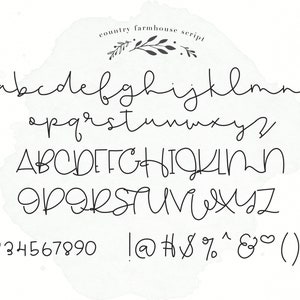 Country Farmhouse Font - A Script and Serif Font Duo, Fonts for Cricut ...