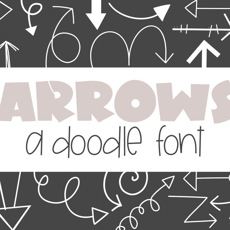 Doodle Arrow - Etsy