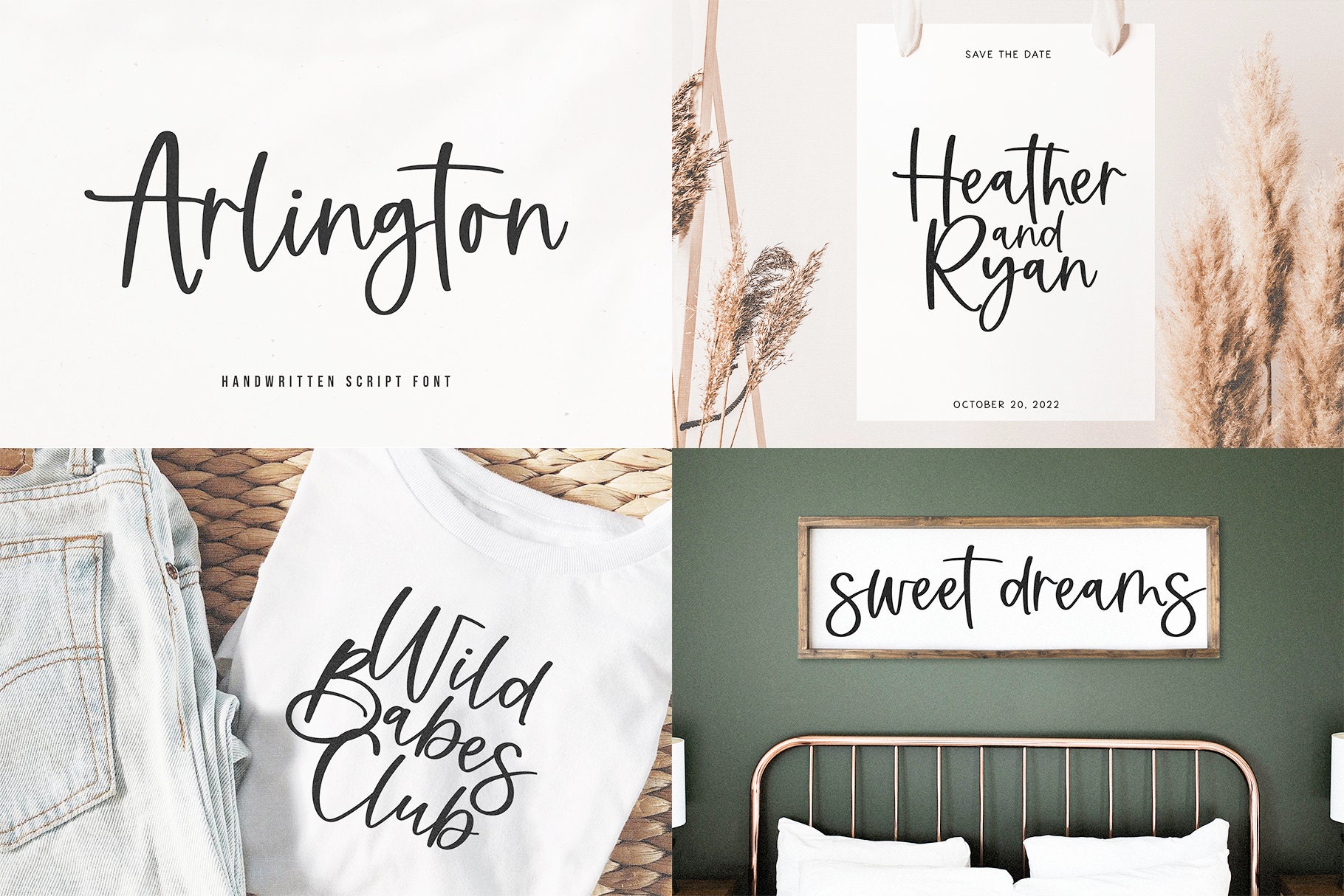 Mini Modern Script Font Bundle Part FOUR - Handwritten Fonts, Cricut ...