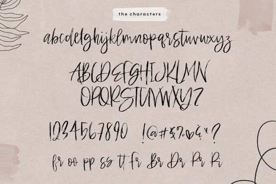 Modern Handwriting Styles
