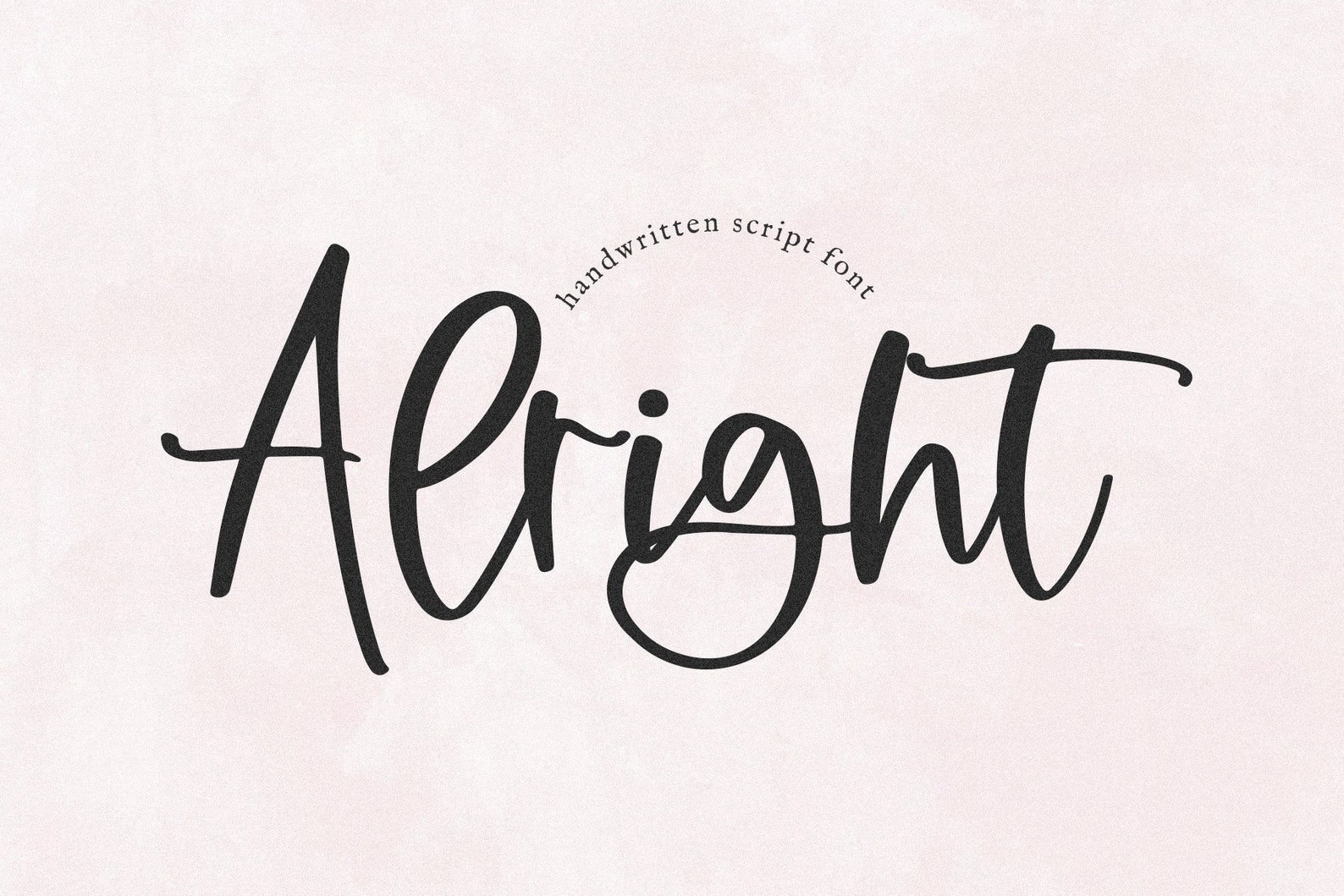 Alright Font - Handwritten Script Font, Cricut Fonts, Wedding Fonts ...