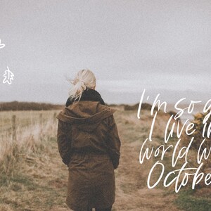 Fall Harvest Font - A Handwritten Brush Font With Doodles - TTF / OTF ...