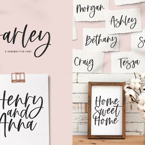 Mini Modern Script Font Bundle Part TWO - Handwritten Fonts, Cricut ...
