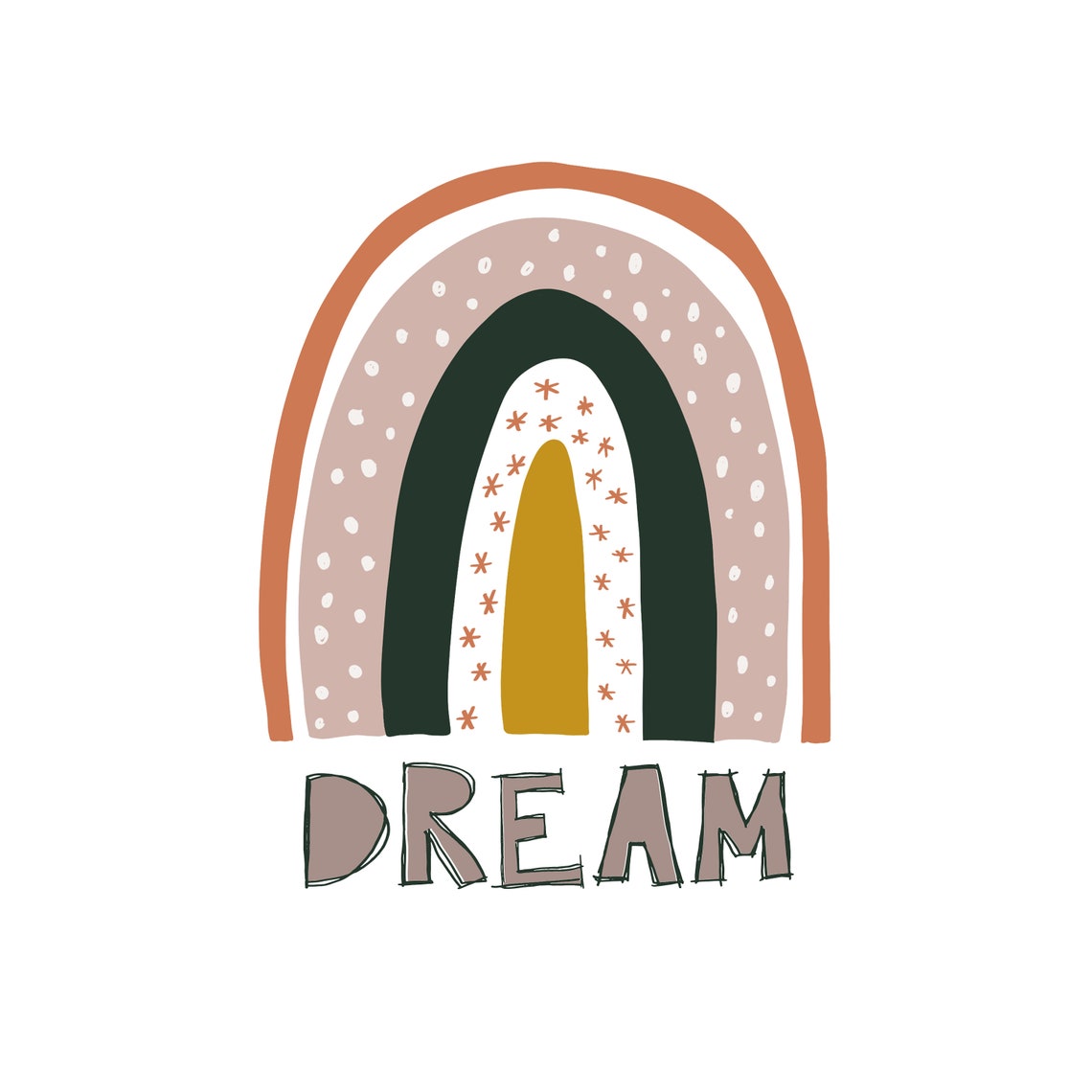 Modern Rainbows Clip Art Collection set 2 - Etsy