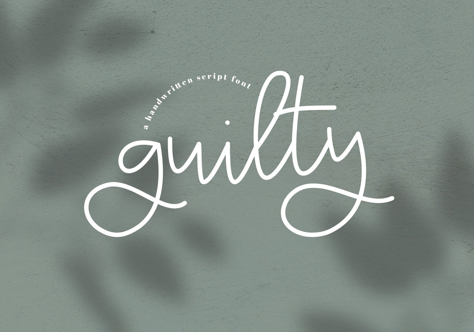 Guilty Font Modern Handwritten Script Font Cricut Fonts - Etsy