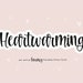 Heartwarming Font - Bouncy Handwritten Script Font, Cricut Fonts ...