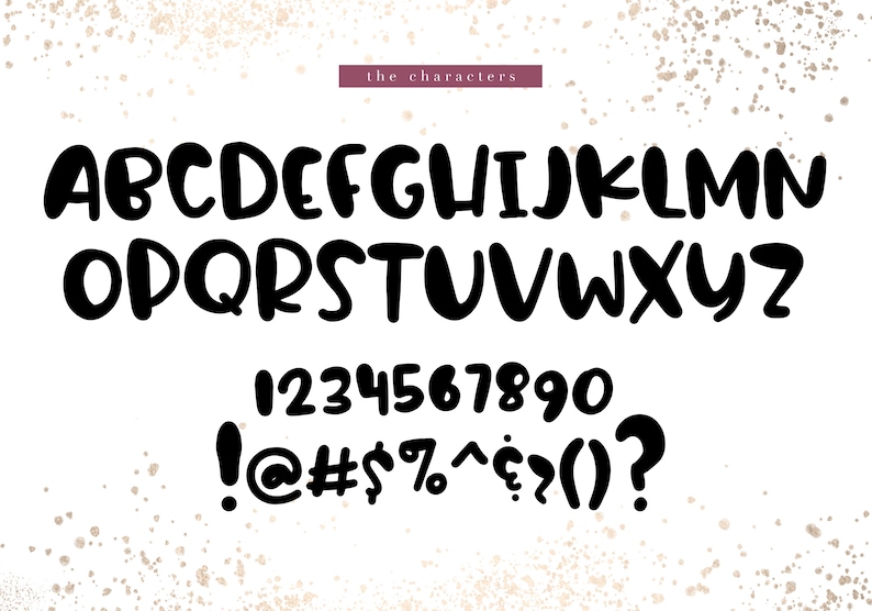 Apple Cider - Bubbly Handwritten Font - TTF / OTF - Etsy