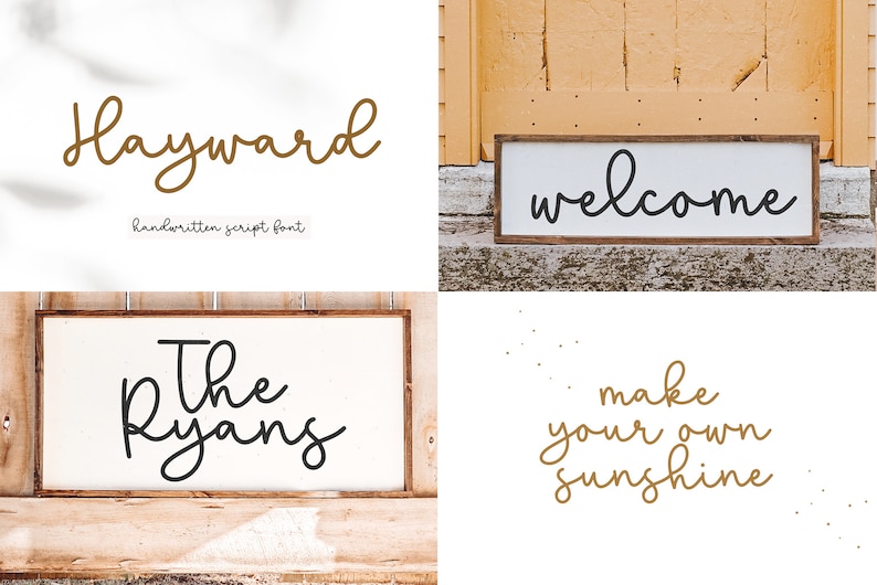 Modern Farmhouse Font Bundle Cricut Fonts Farmhouse Fonts - Etsy