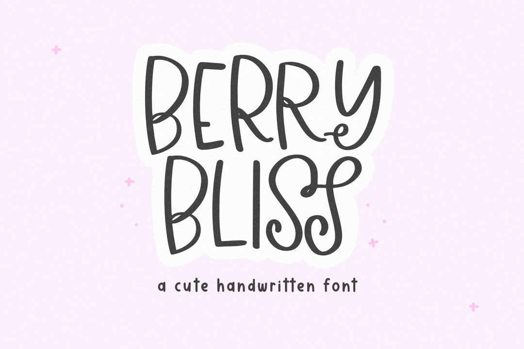 Berry Bliss Font - Quirky Font, Procreate Fonts, Cricut Fonts, Cute ...