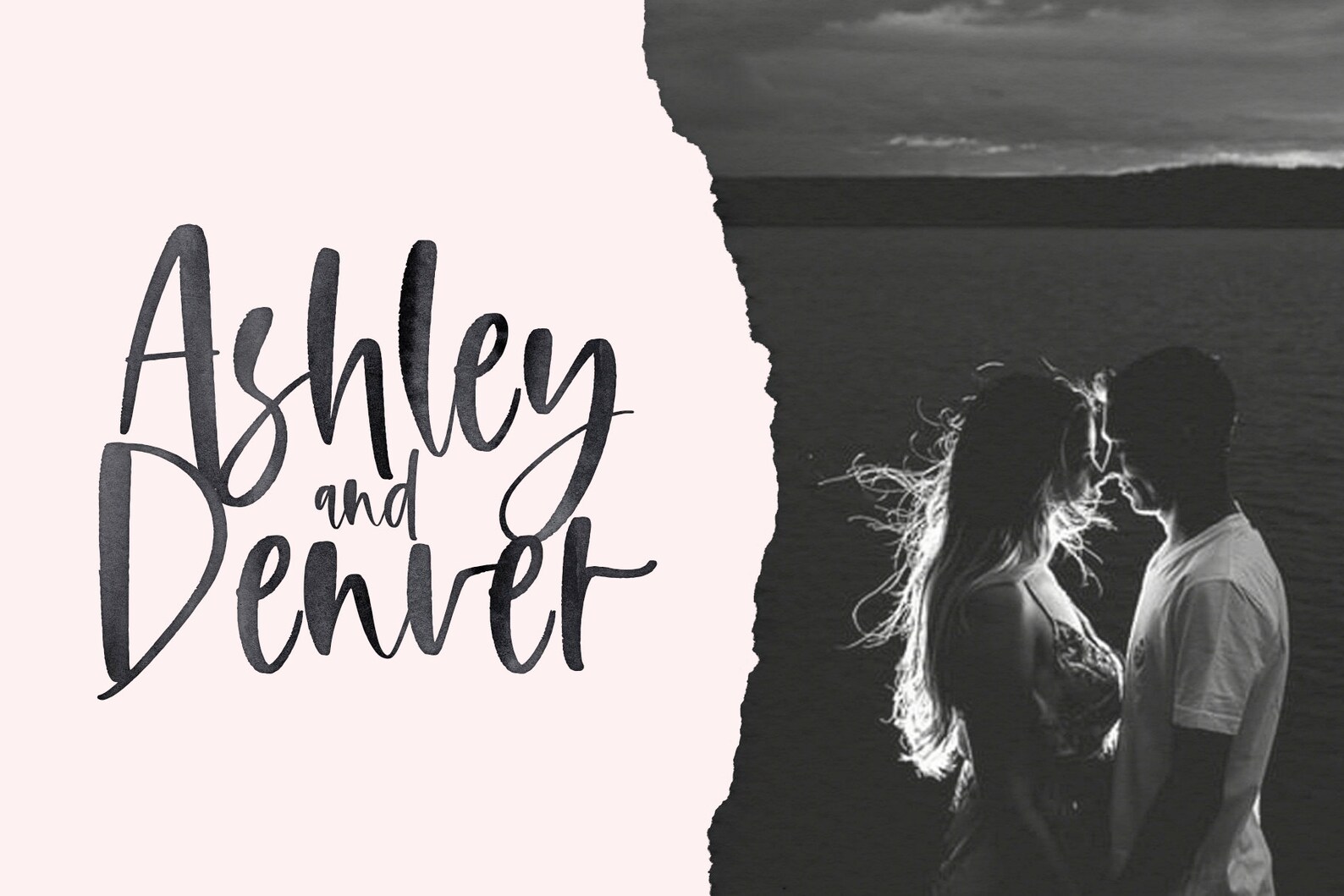 Flashy Font A Modern Handwritten Script Font Handlettered | Etsy