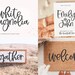 Fall Font Bundle - Handwritten Fonts, Cricut Font Bundle, Farmhouse ...