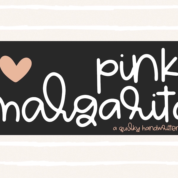 Pink Fonts - Etsy