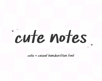 Smoothie Font, Handwritten Font, Cricut Font, Procreate Font, Cute Font ...