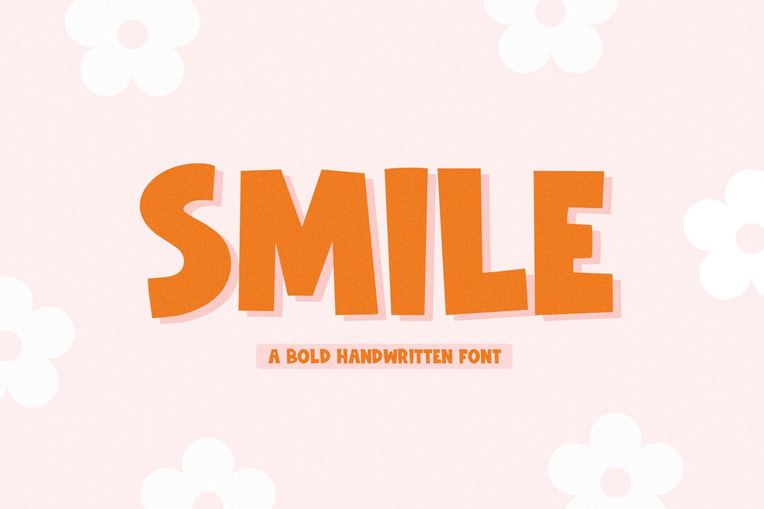 Smile Font - Boho Font, Groovy Font, Cricut Font, Procreate Fonts ...