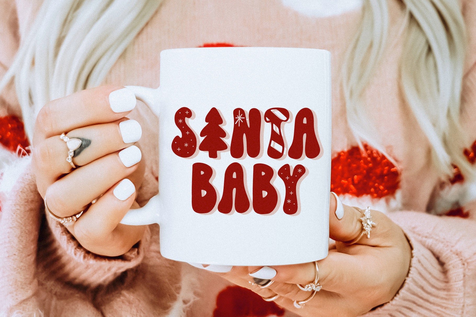 Holiday Retro Font Groovy Font Christmas Font Hippie Font - Etsy