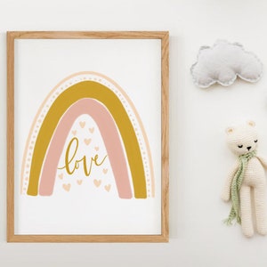 Rainbows Clip Art - Modern Clip Art Collection, Boho Rainbows, Cute ...