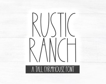 Rustic Pantry Font - Etsy
