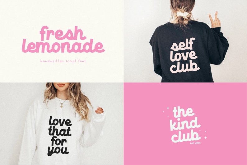 Font Bundle Cute Fonts Cricut Font Bundle Script Fonts - Etsy