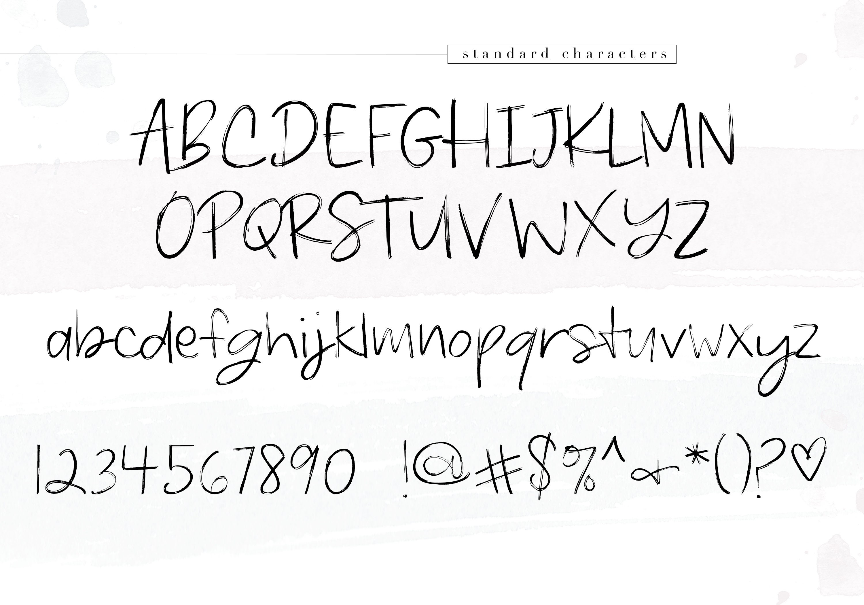Karrilee Font - Brush Font, Script Font, Textured Font, Logo Font ...