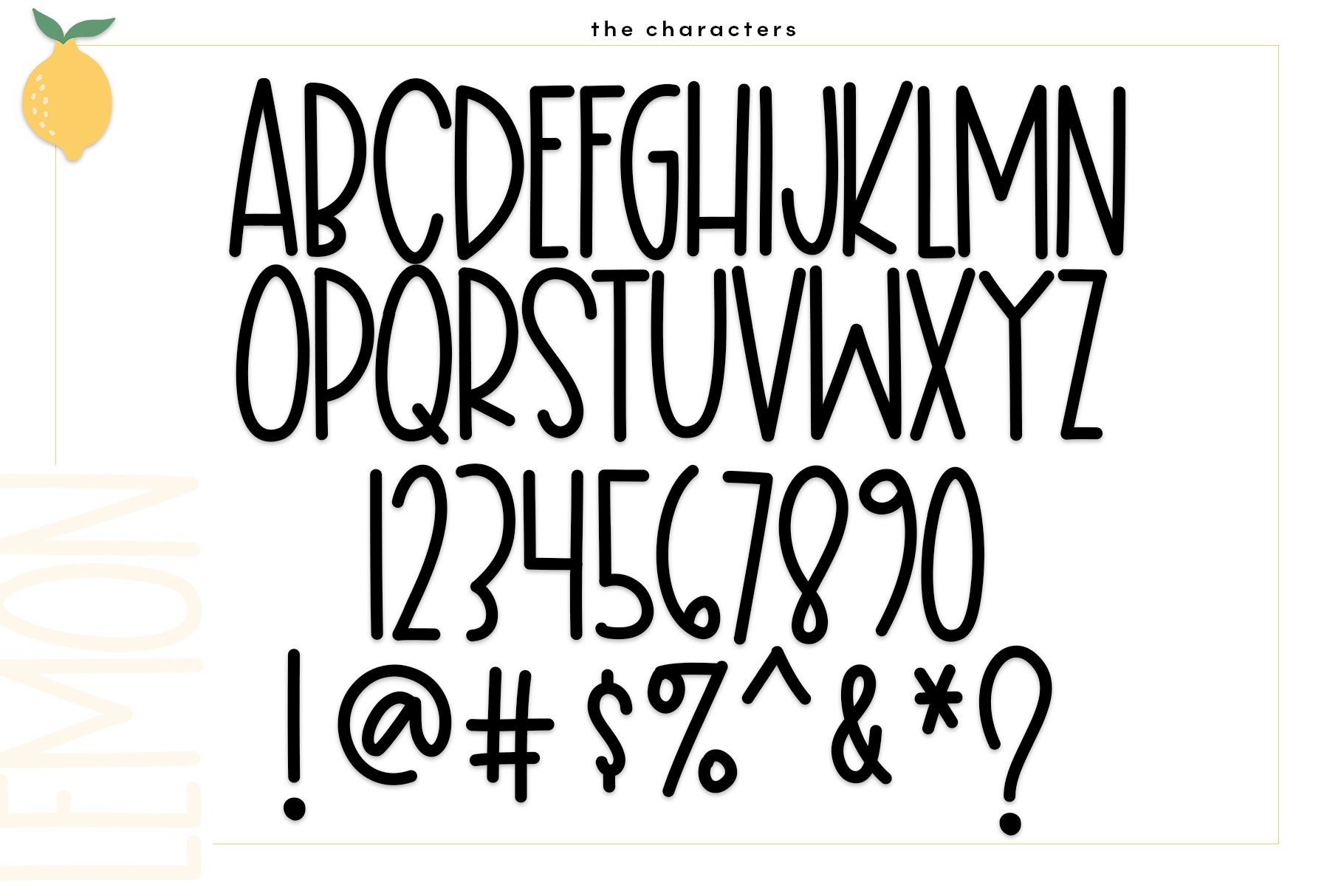 Lemon Lime Font Duo A Script & Print Handwritten Font Duo | Etsy