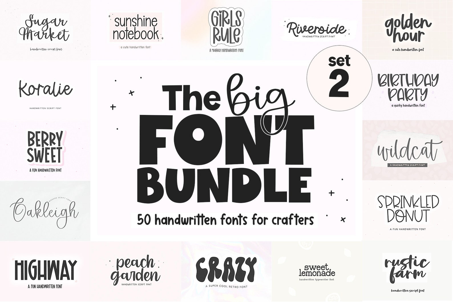 Font Bundle PART 2 Cute Fonts, Cricut Font Bundle, Script Fonts, Fonts ...
